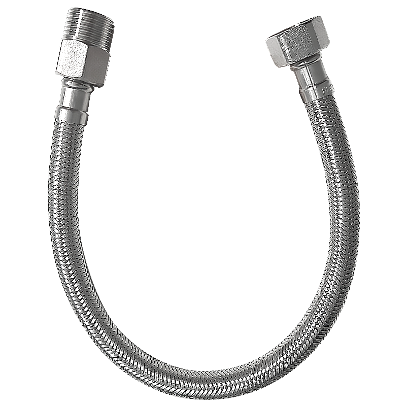 ENGATE FLEXIVEL TRANCADO INOX - 30 CM - Flvx Hidro